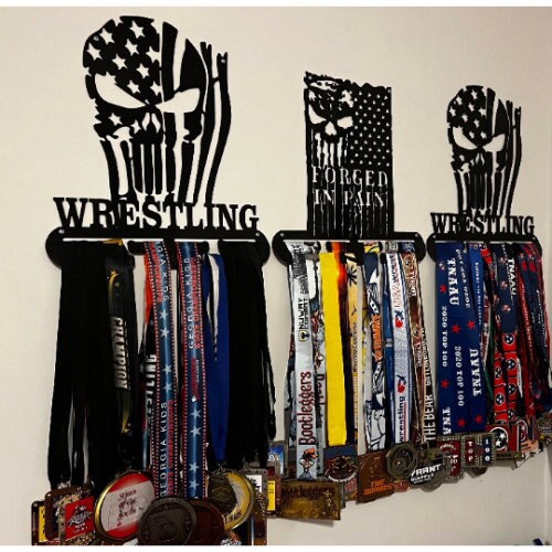 The Cross Face, Medal Hanger, Wrestler Gift, Wrestling, Medals, Coach ...