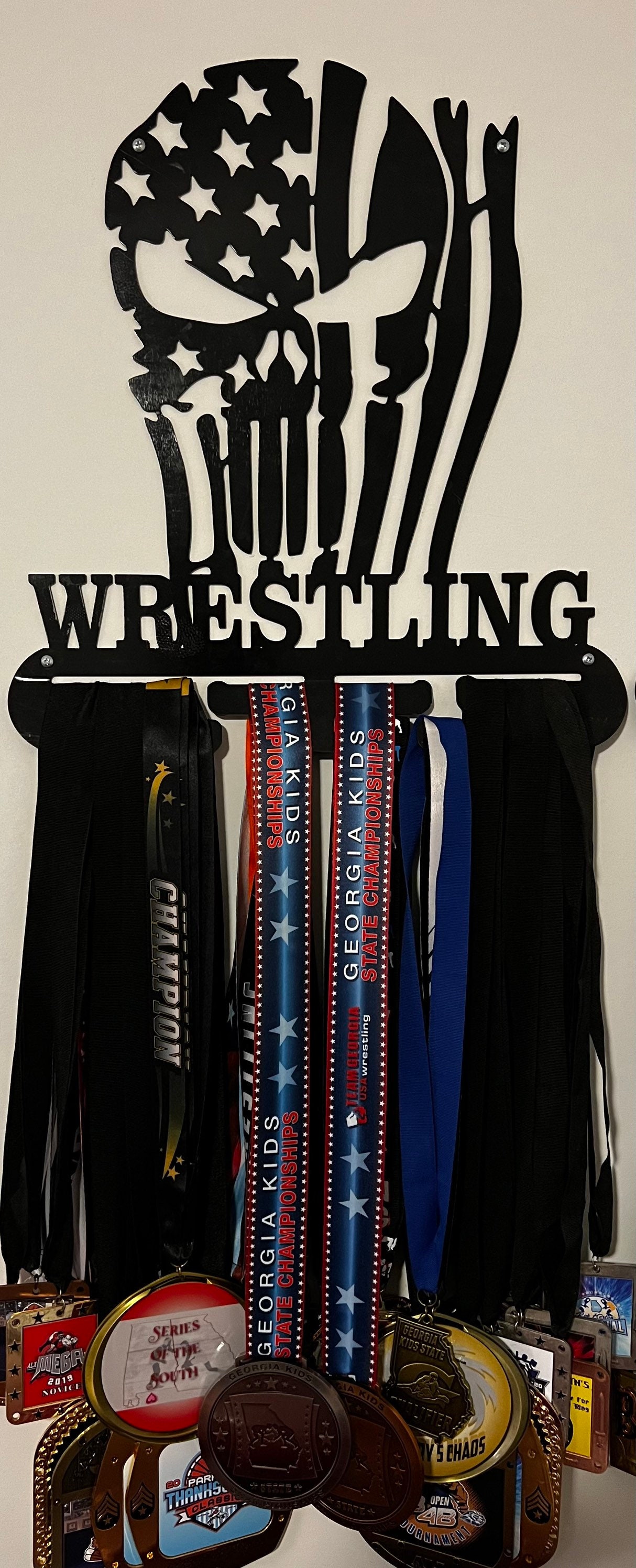 The Cross Face, Medal Hanger, Wrestler Gift, Wrestling, Medals, Coach ...