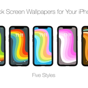 IPhone Lock Screen WALLPAPER > Instant Download > Digital Wallpaper ...