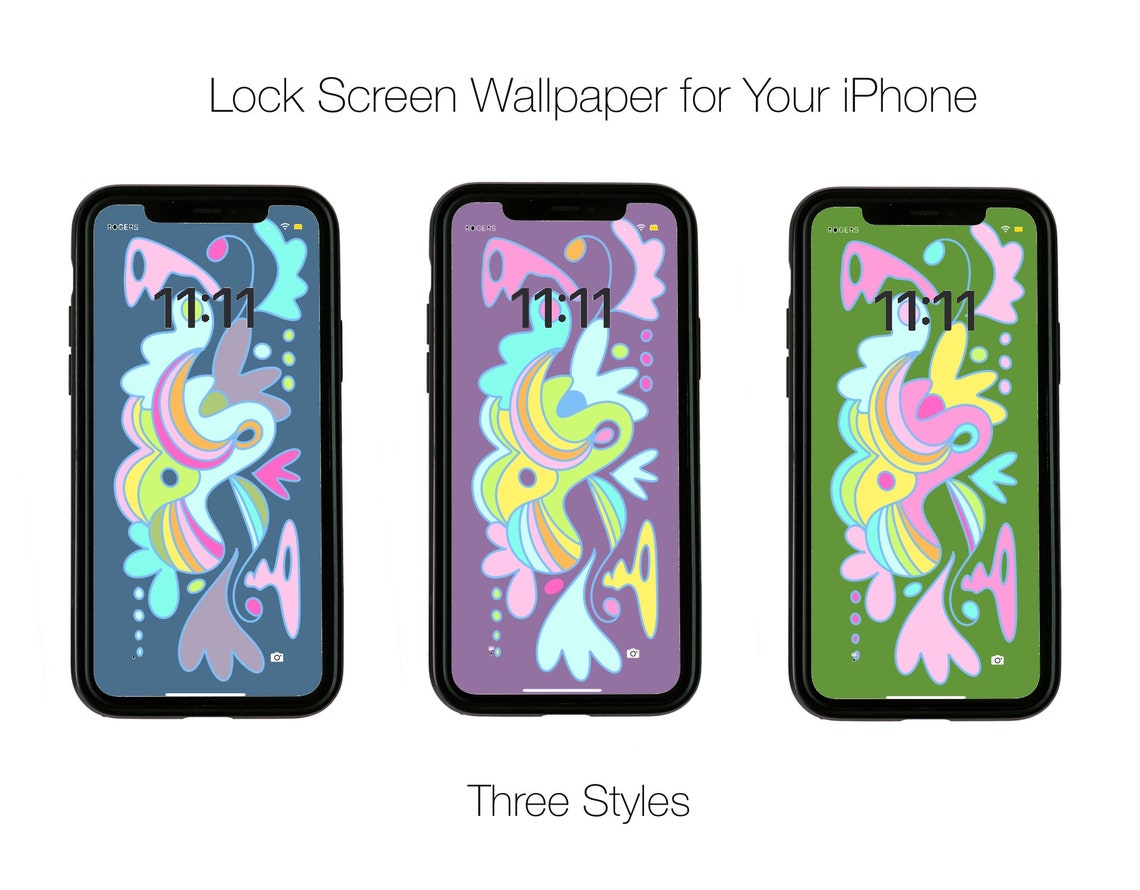 IPhone Lock Screen WALLPAPER * Instant Download * Digital Download ...