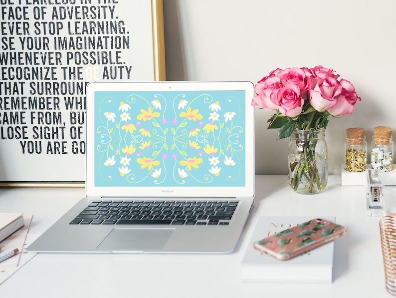 MAC Laptop Home Screen WALLPAPER Digital Wallpaper - Etsy
