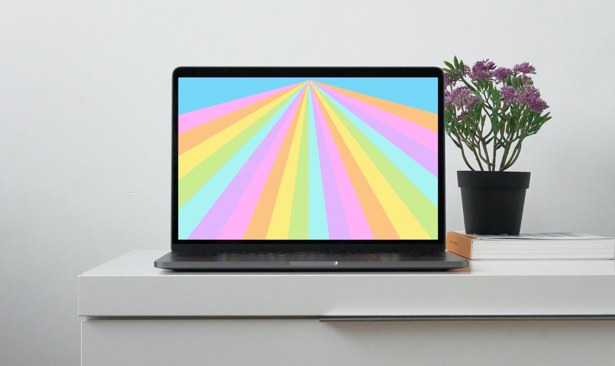 LAPTOP Home Screen WALLPAPER Digital Wallpaper Instant Download Retro ...