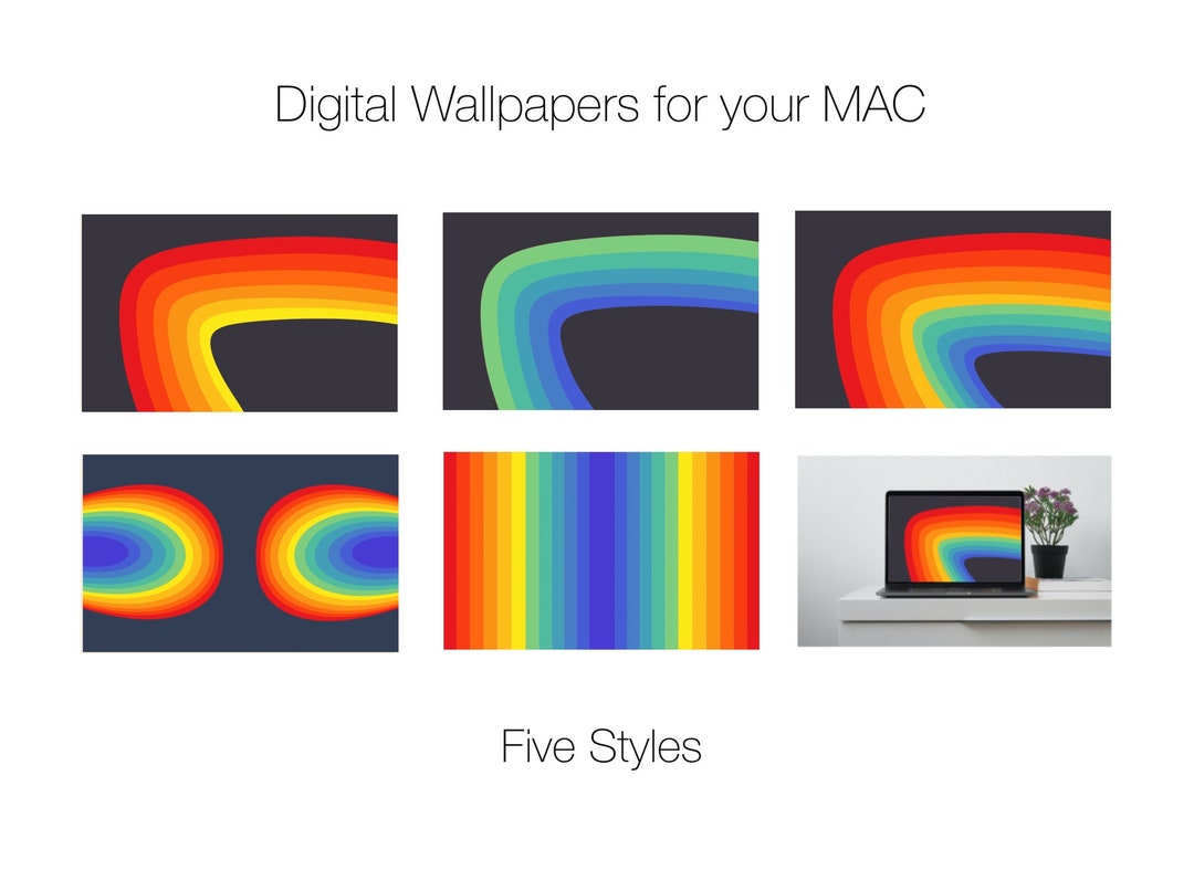 MAC Laptop Home Screen WALLPAPER > Digital Wallpaper > Instant Download ...