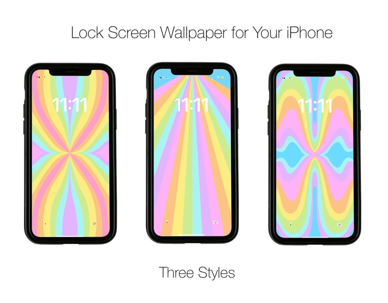 IPhone Lock Screen WALLPAPER Digital Wallpaper Instant Download Retro ...