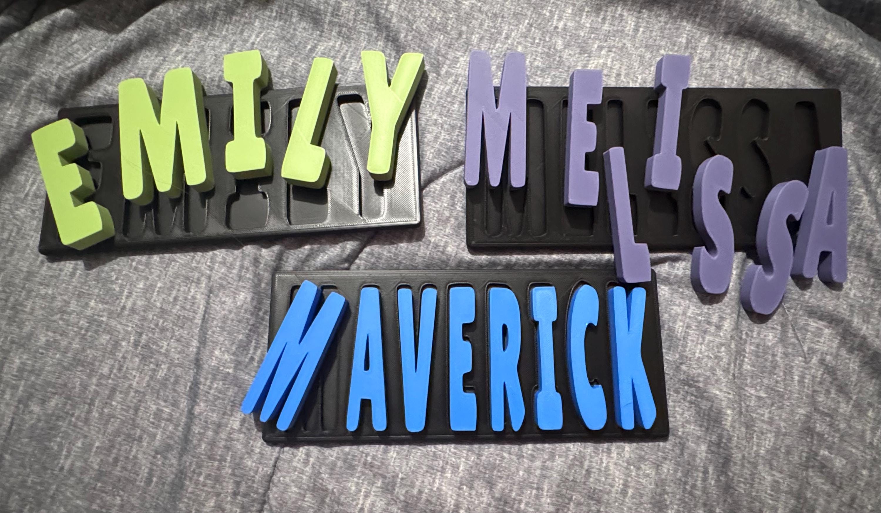 3D Print Name Puzzle -STL Files - Etsy