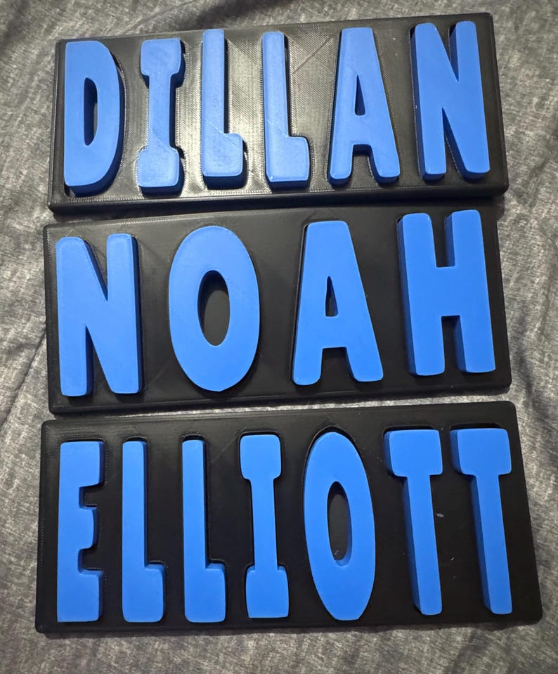 3D Print Name Puzzle -STL Files - Etsy