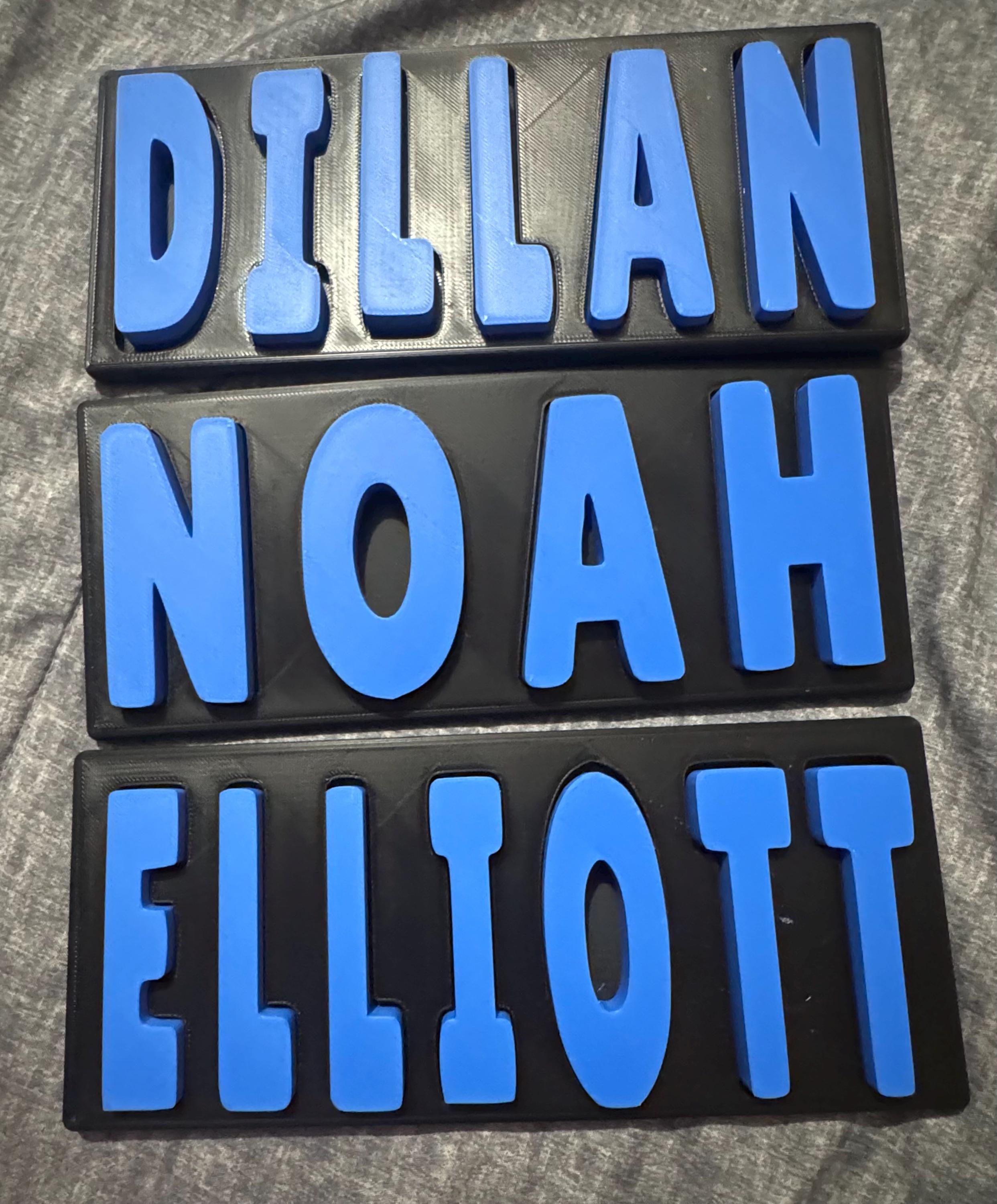 3D Print Name Puzzle -STL Files - Etsy
