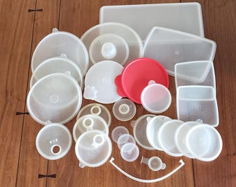 Replacement Tupperware Lids, Vintage Rectangular Tupperware Lids, Sold ...