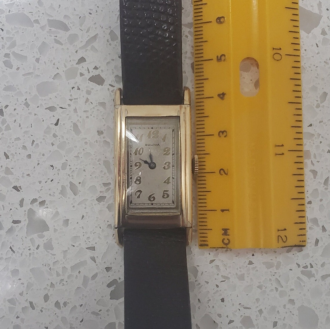 Vintage Bulova Tank Watch - Etsy
