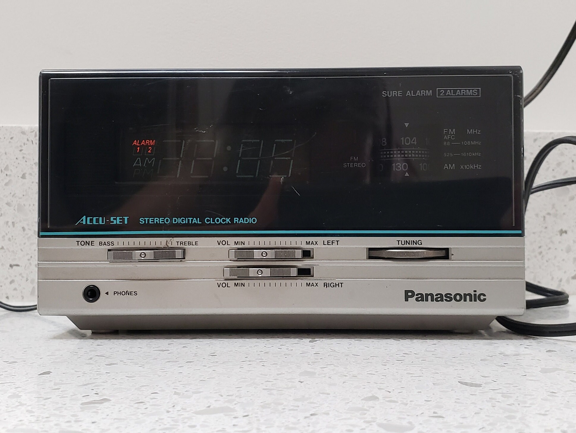 Vintage Panasonic Clock Radio - Etsy