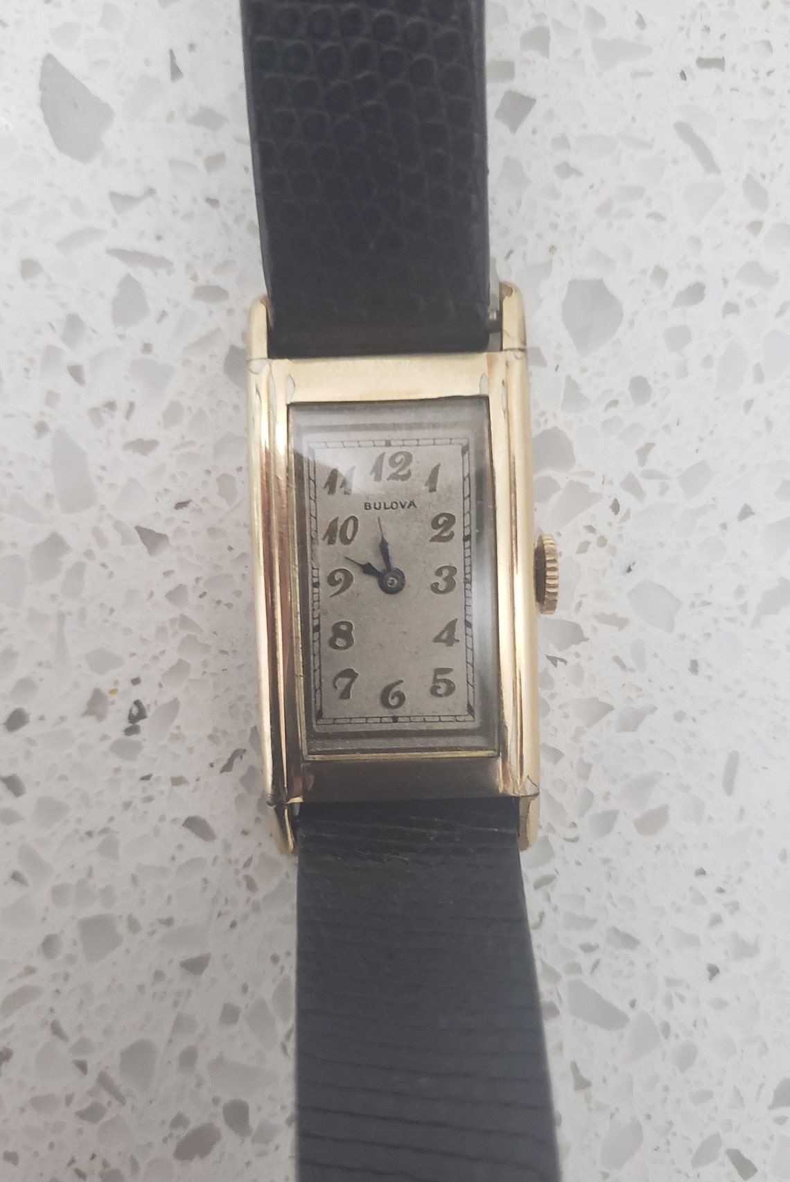Vintage Bulova Tank Watch - Etsy