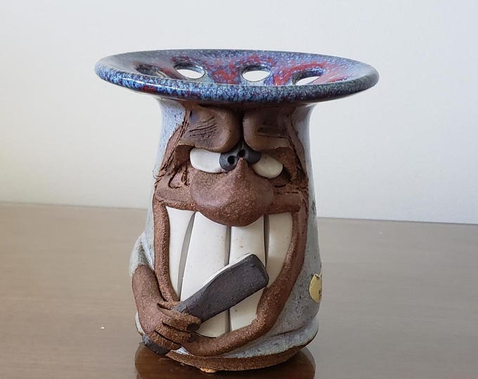 Vintage Mahon Made Stoneware Funny Face Toothbrush Holder - Etsy