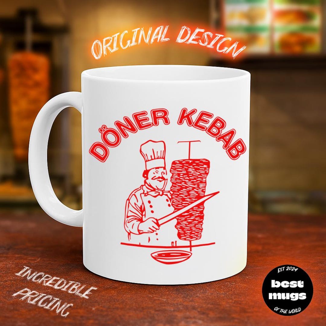 Classic Döner Kebab Mug - Iconic Street Food Vibes for Home or Office ...