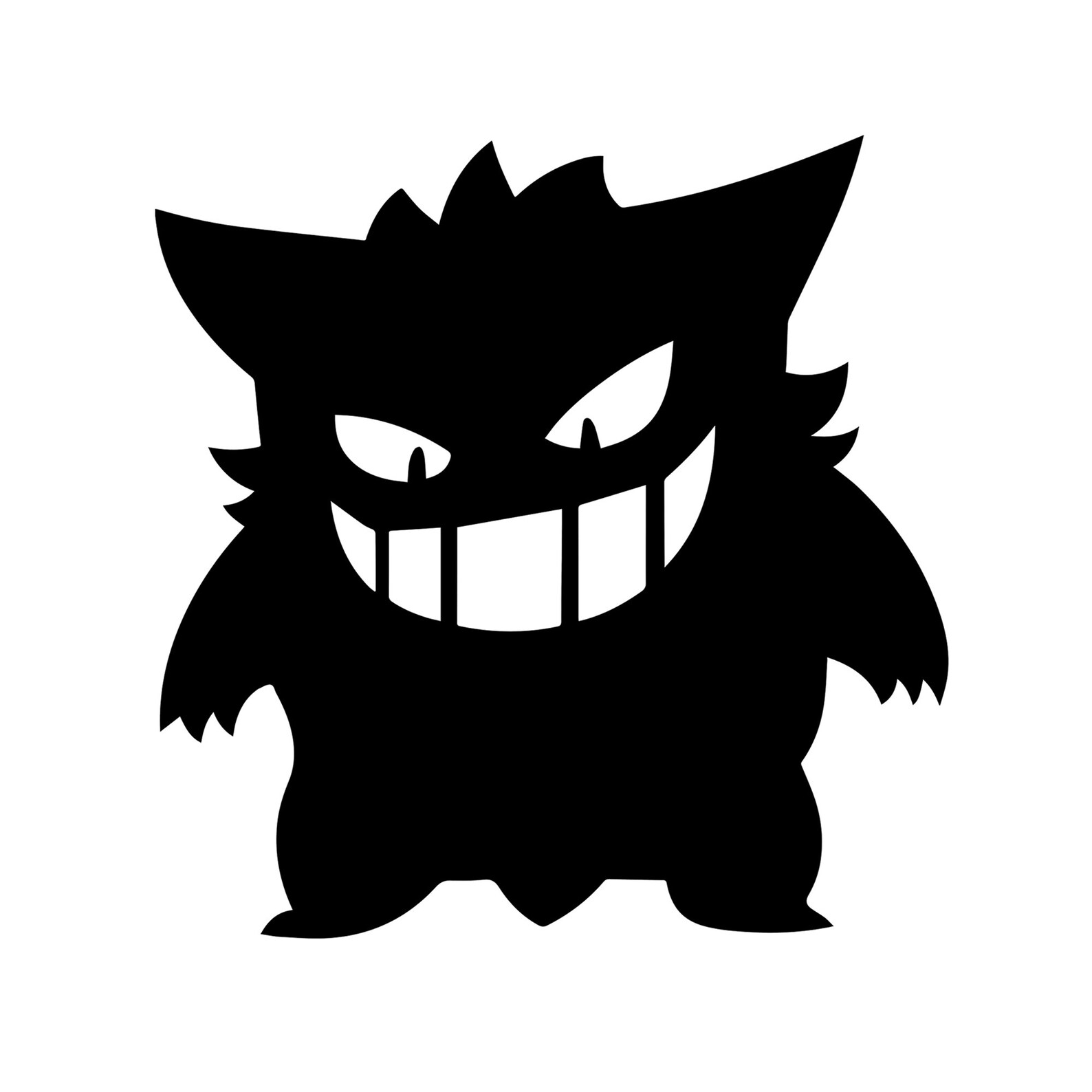 Gengar Gengar SVG Cricut Cut File Pokemon Png Jpg | Etsy Singapore