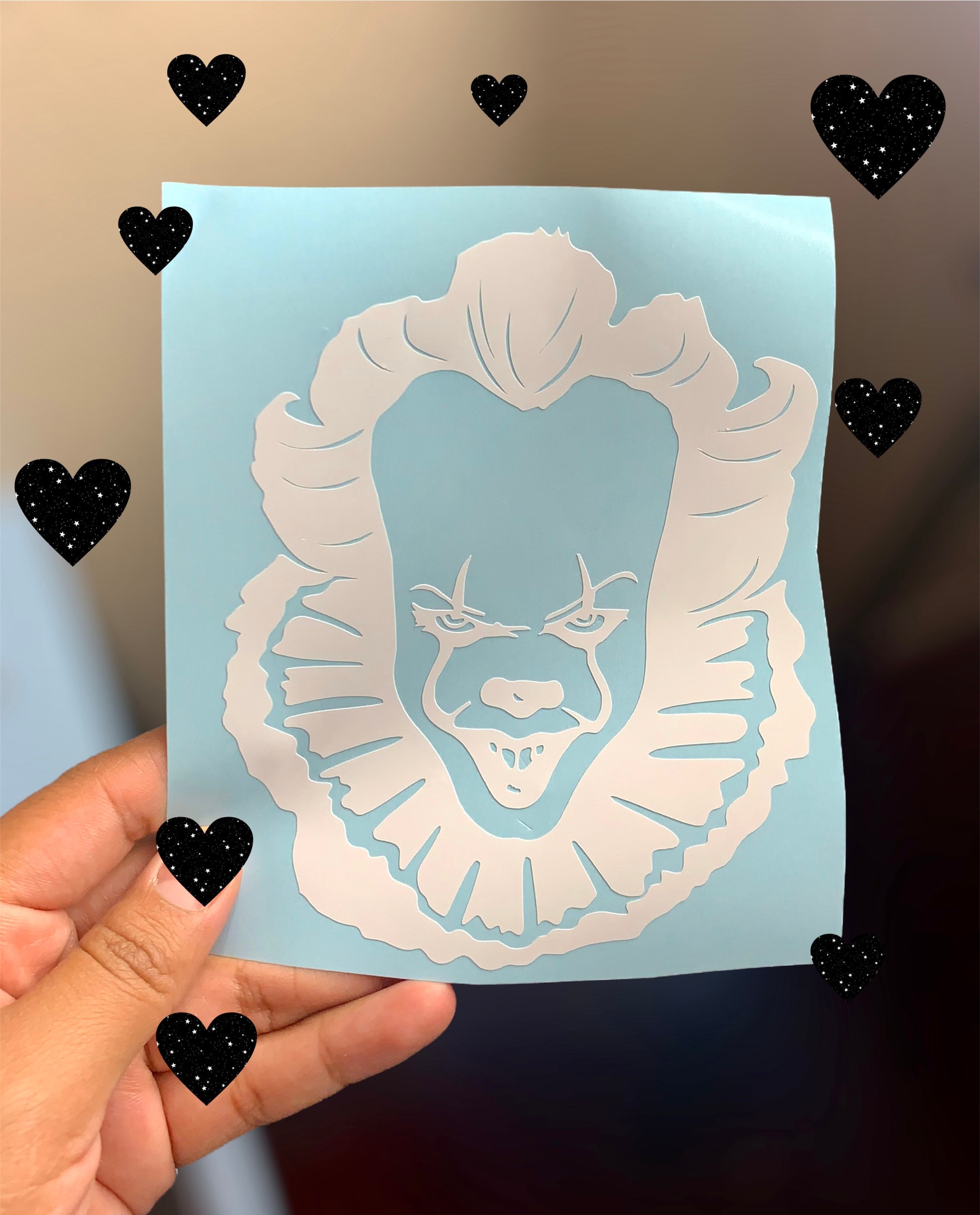 Pennywise Decal IT Decal Pennywise Decal Pennywise - Etsy