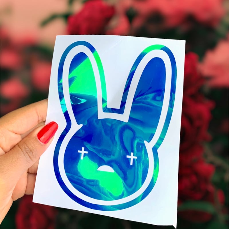 Bad Bunny Logo Heart - Etsy