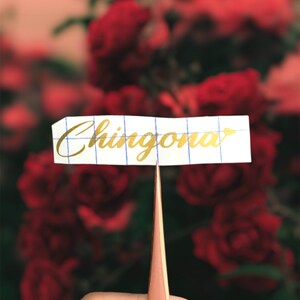 Chingona Decal Chingona Decal Sticker Mirror Sticker Rearview Mirror ...