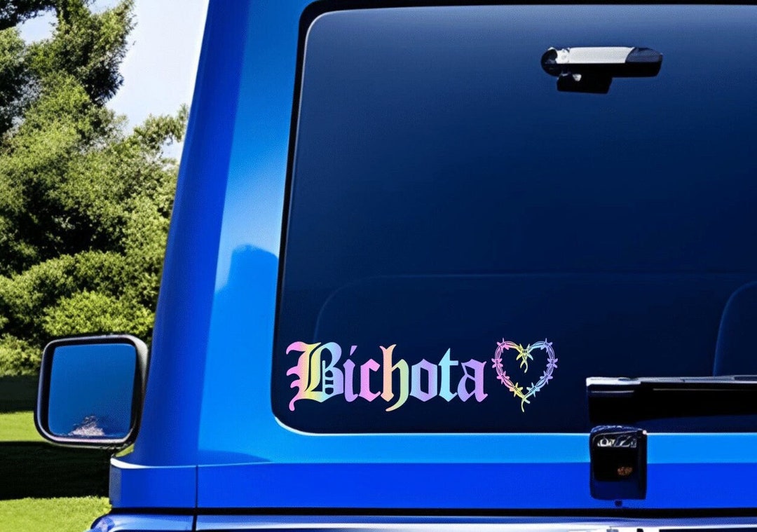 Calcomanía Karol G Bichota/ Karol G Corazon/ Calcomanía de corazón con ...