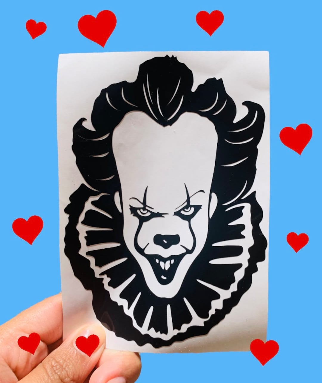 Pennywise Decal IT Decal, Pennywise Decal Pennywise Sticker We All ...