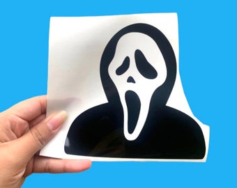 Paper Stickers, Labels & Tags Ghost Face Decal Scream Movie Car Decals ...