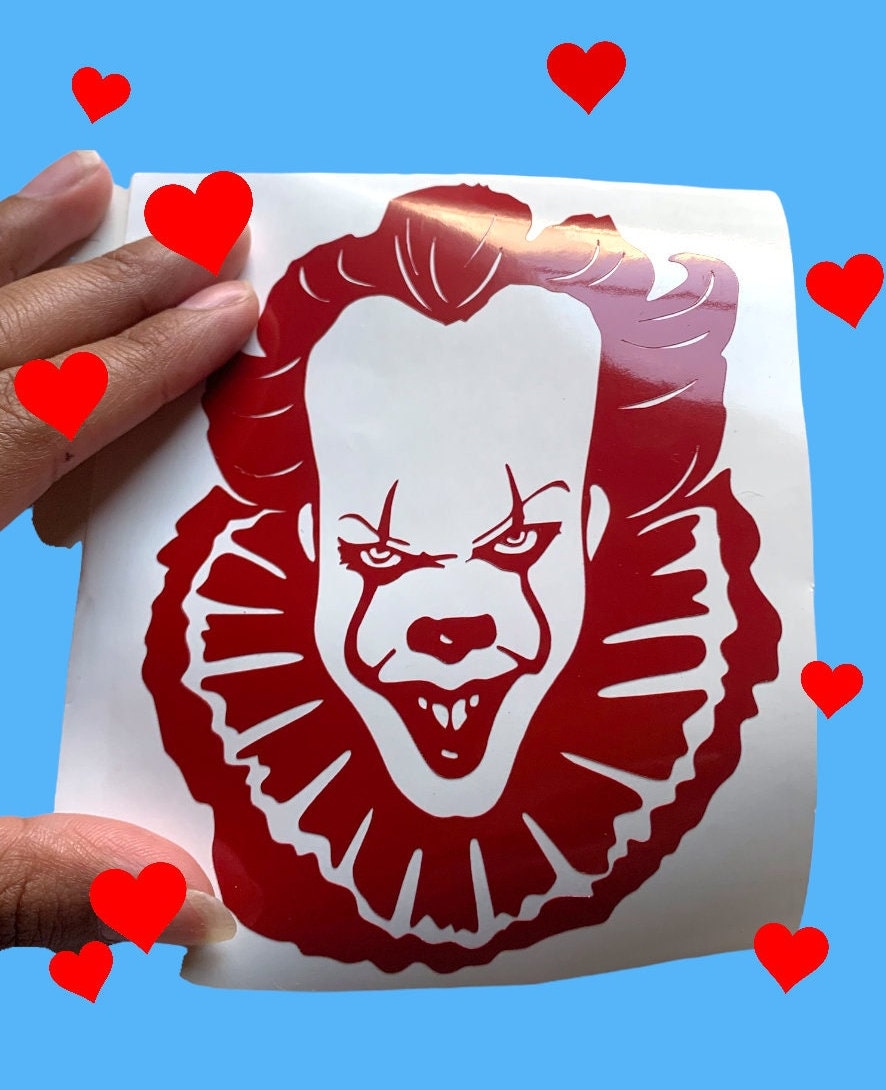Pennywise Decal IT Decal Pennywise Decal Pennywise - Etsy