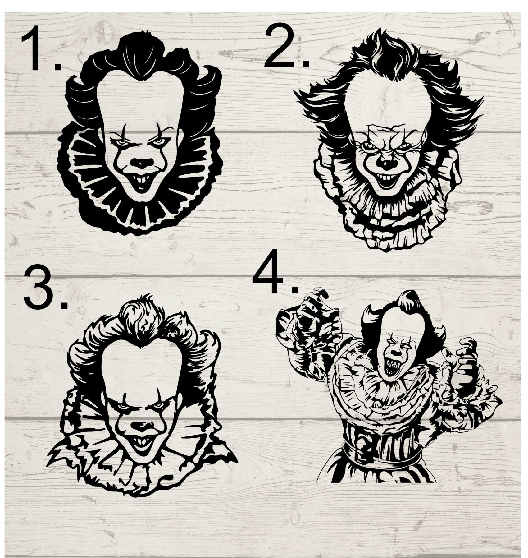 Pennywise Decal IT Decal Pennywise Decal Pennywise - Etsy