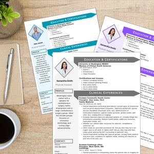New Graduate Medical Physician Assistant Resume CV Editable Template - Etsy