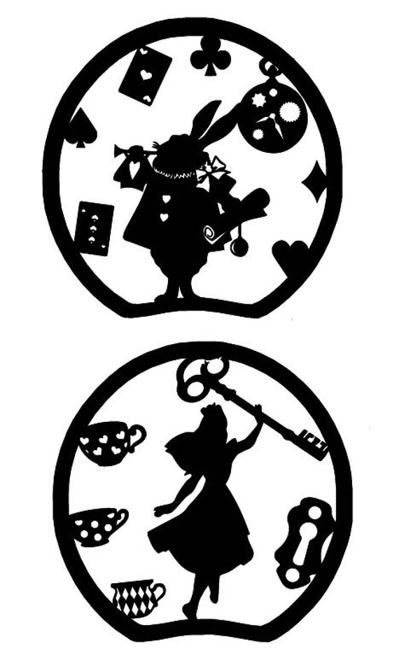 Alice in Wonderland SVG Laser Cut File Cut Your Own Mickey | Etsy