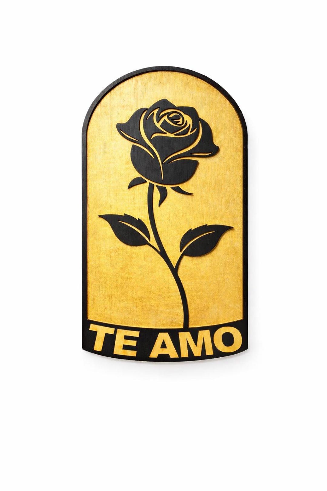 Handmade Wooden Rose “te Amo” Wall Art – Romantic Home Decor - Etsy