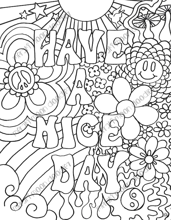 Coloring Pages Sixties