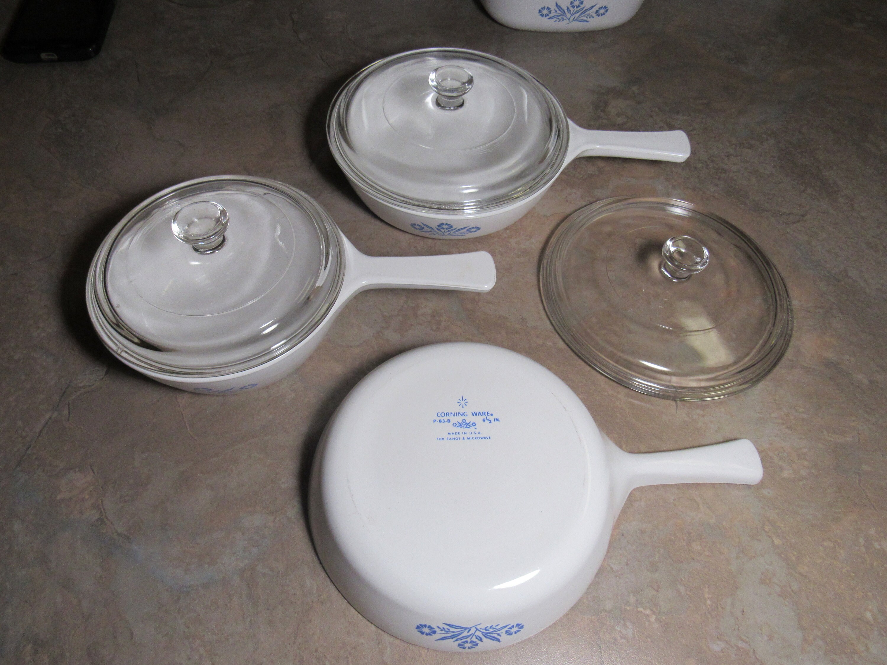 Vintage Corningware Large Set - Etsy