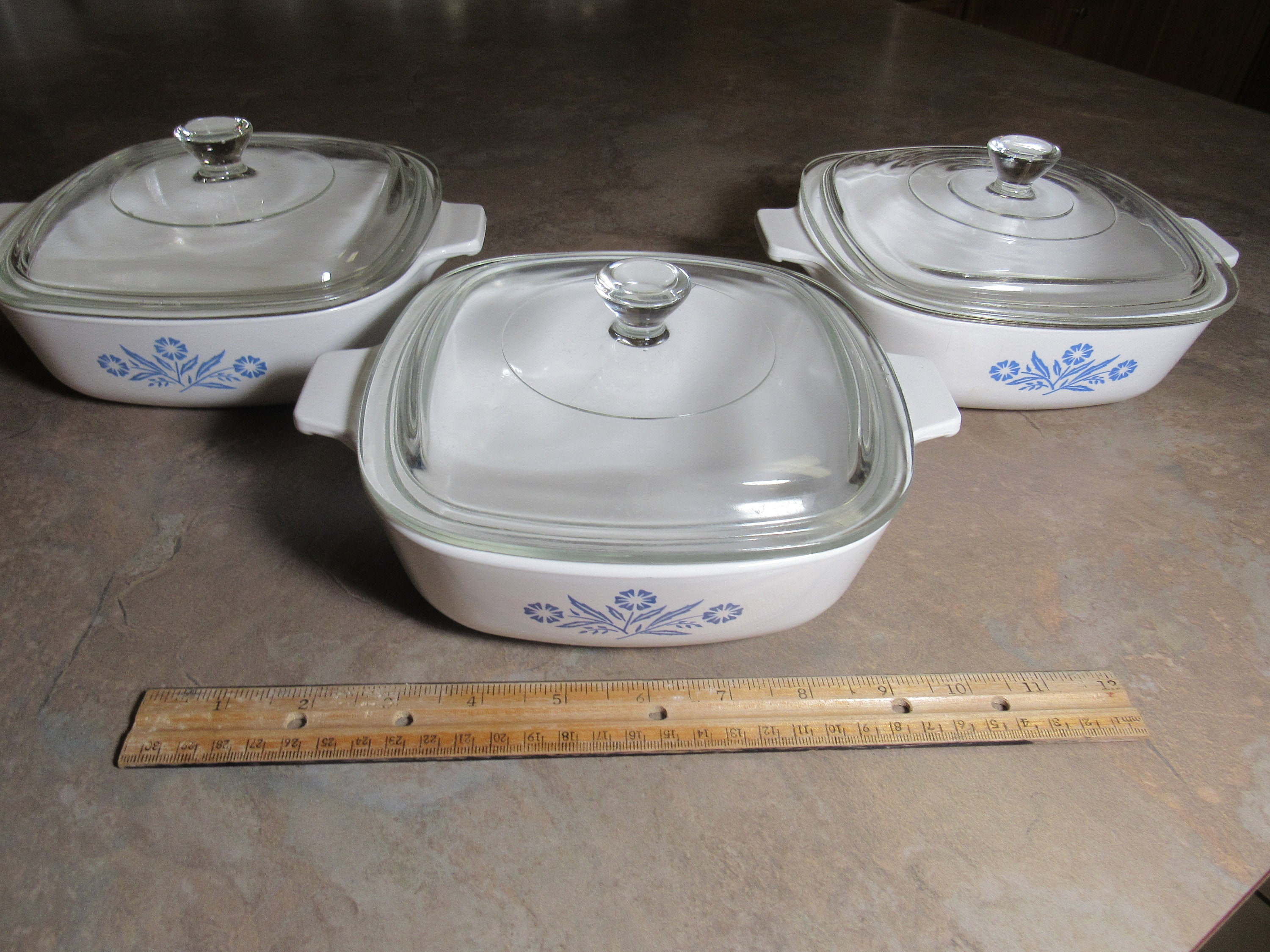 Vintage Corningware Large Set - Etsy