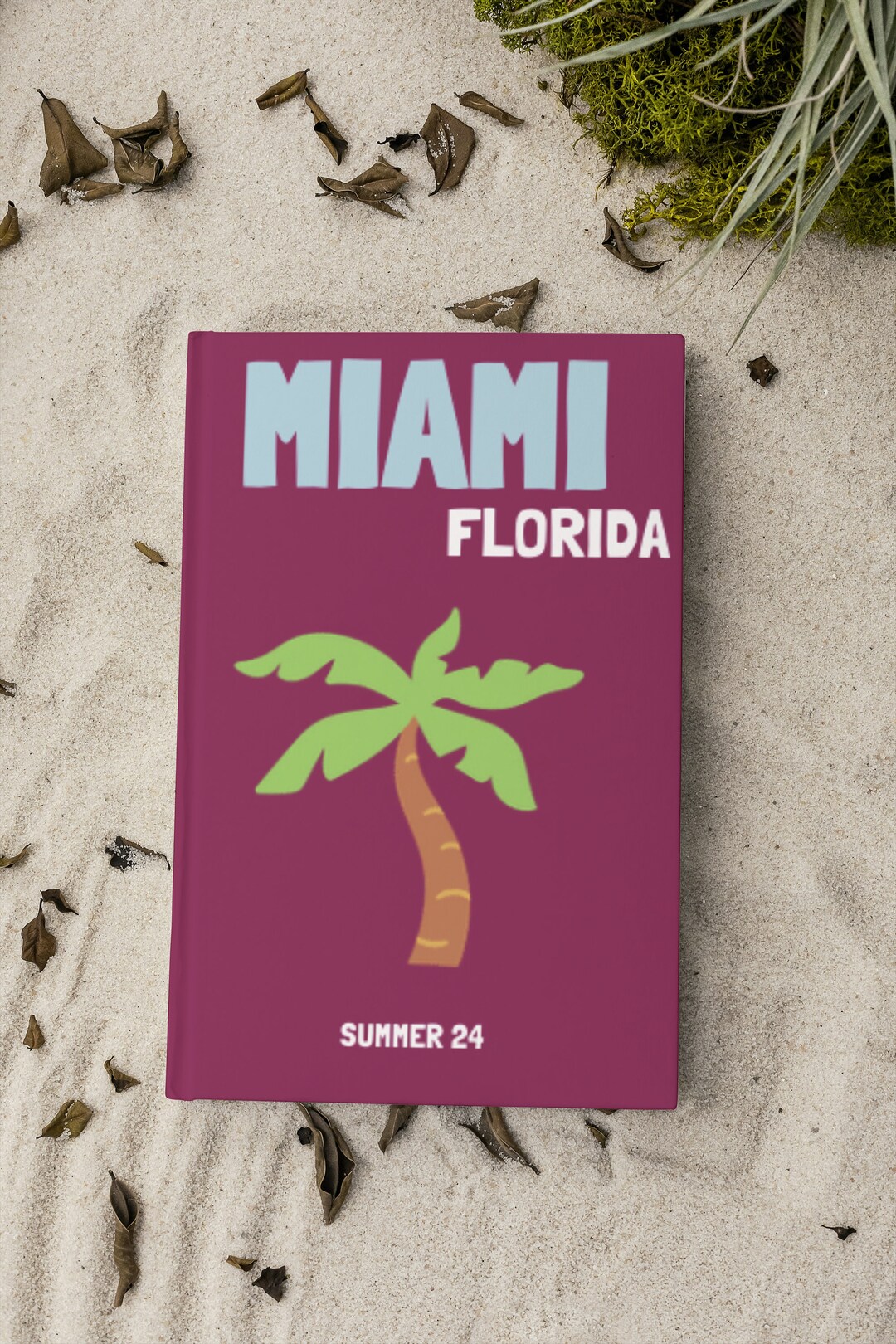 MIAMI Travel Print Photo Book Template | Customizable Coffee Book Table ...