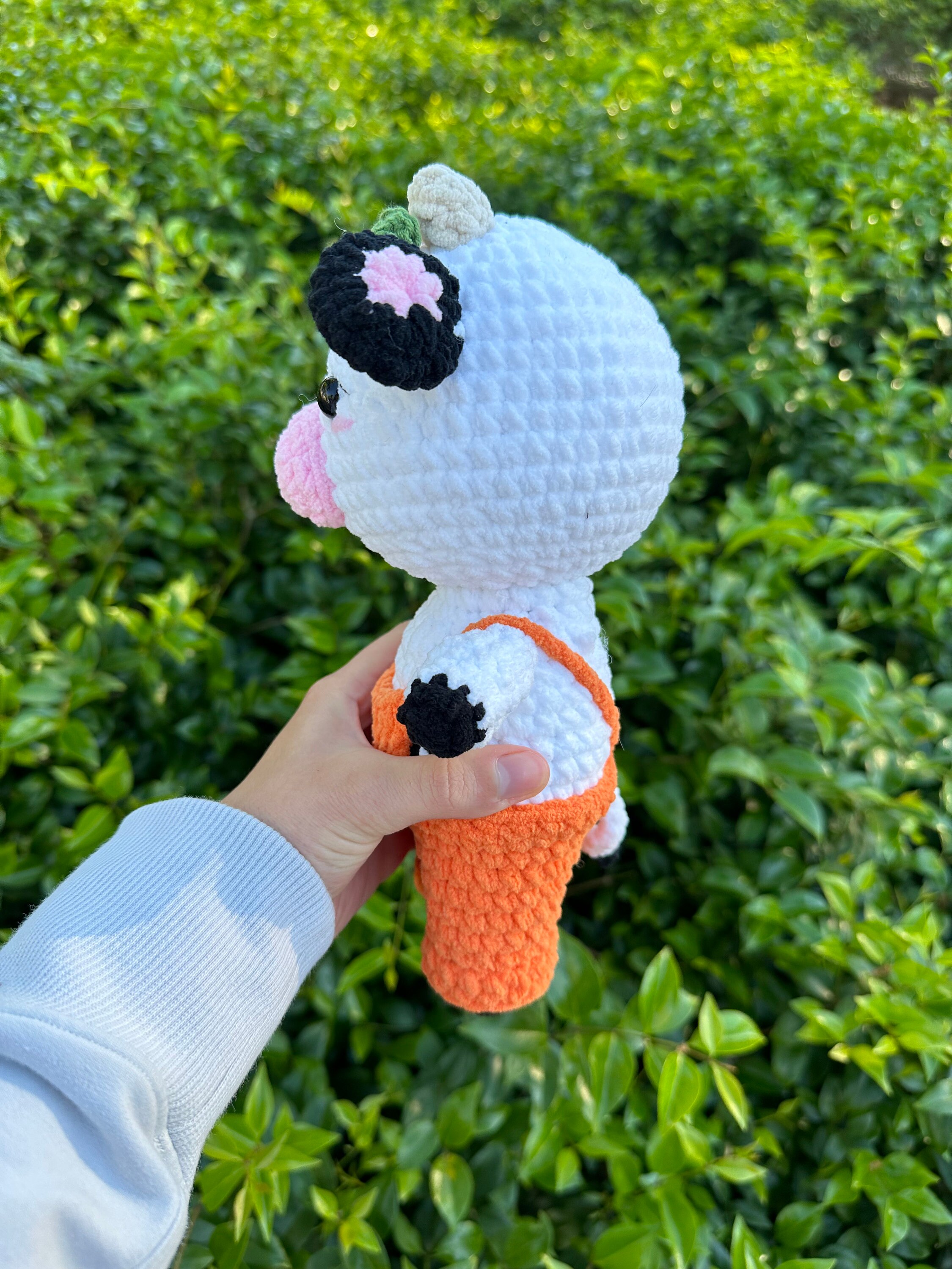 Cow Sunflower Plush Crochet Pattern | Cow Pattern | Cow Amigurumi PDF ...