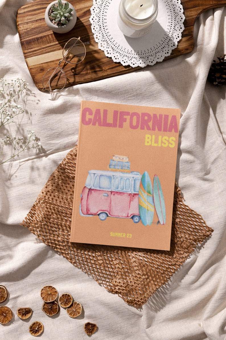 CALIFORNIA Travel Print Photo Book Template | Customizable Coffee Book ...