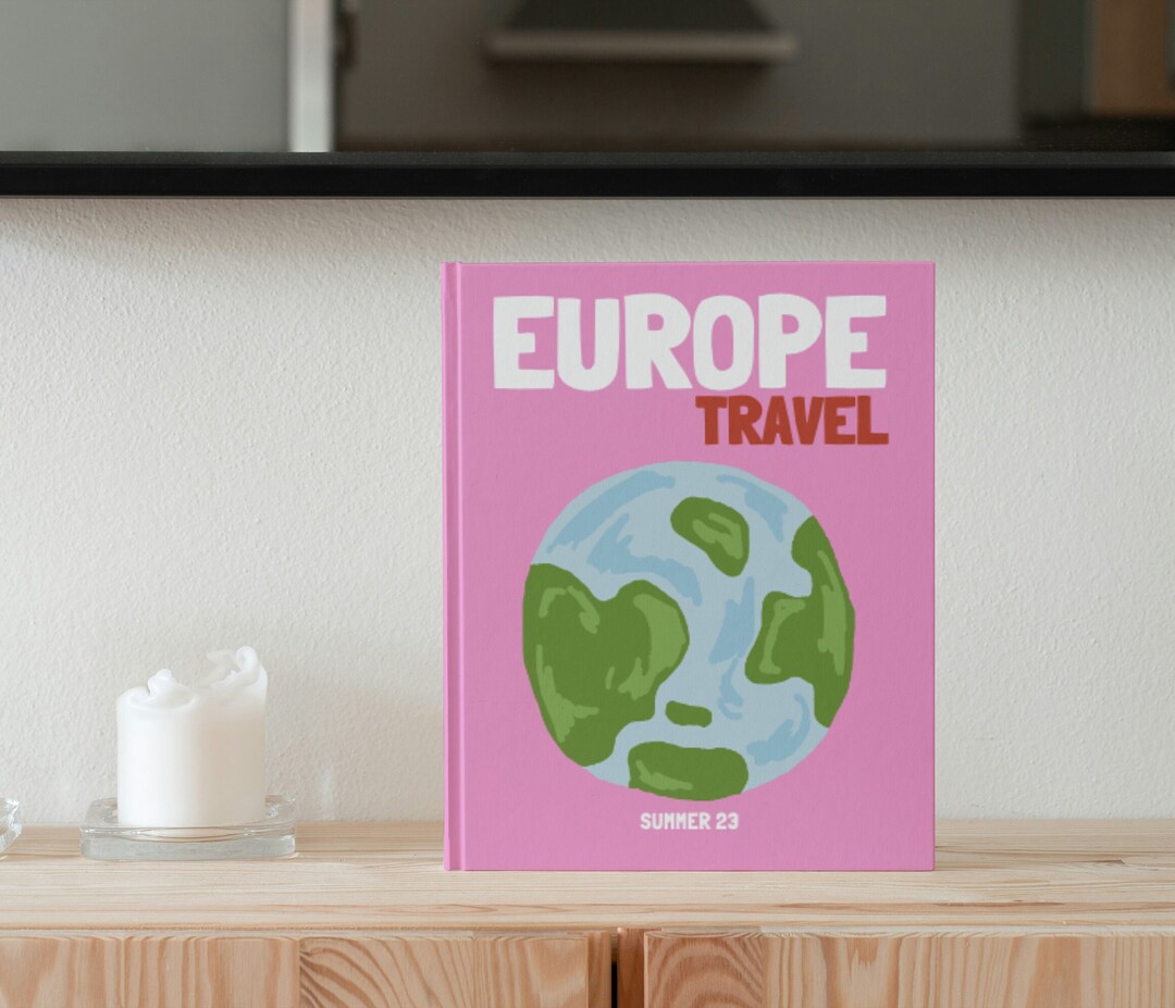 EUROPE Travel Print Photo Book Template | Customizable Coffee Book ...