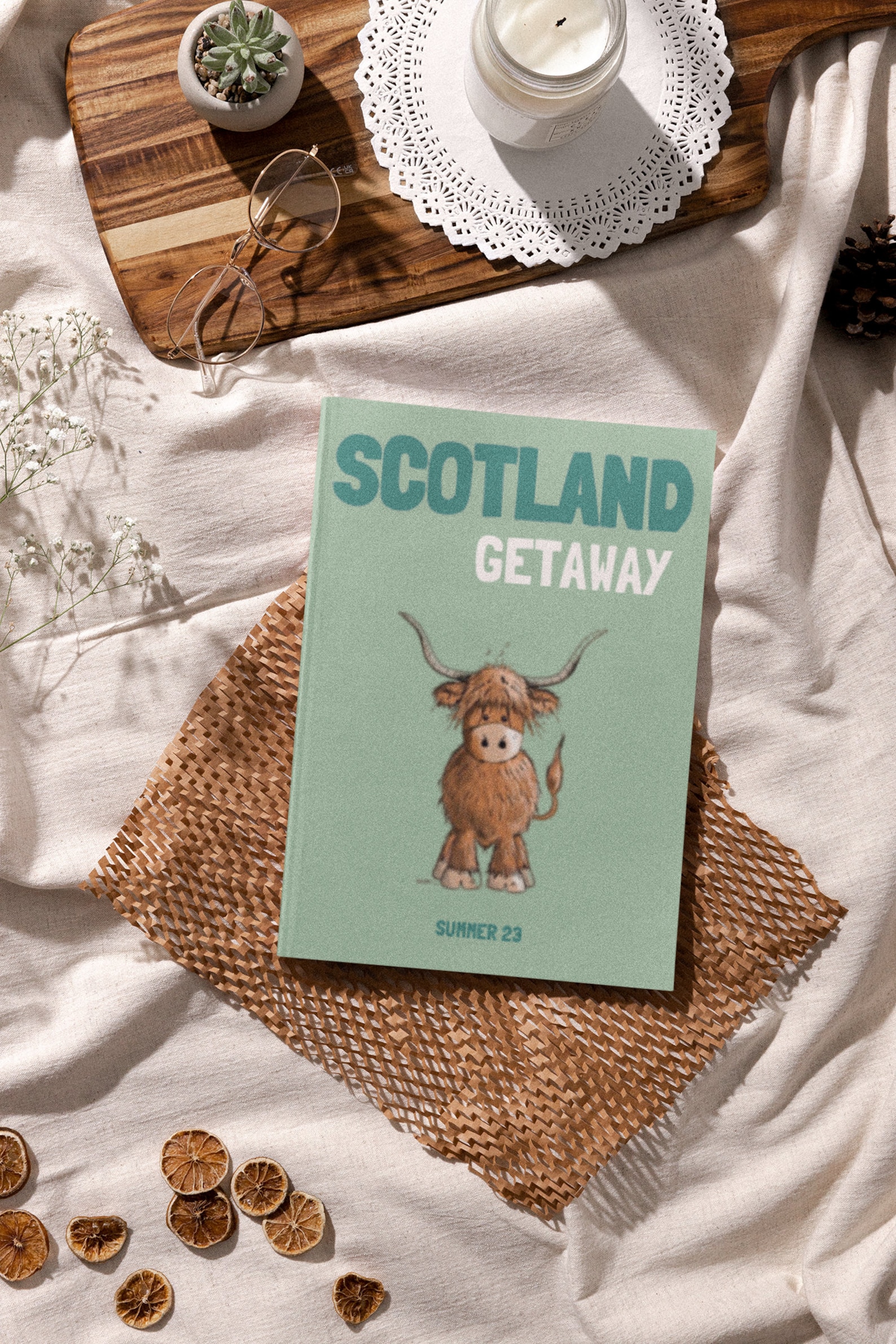 SCOTLAND Travel Print Photo Book Template | Customizable Coffee Book ...