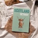 SCOTLAND Travel Print Photo Book Template | Customizable Coffee Book ...
