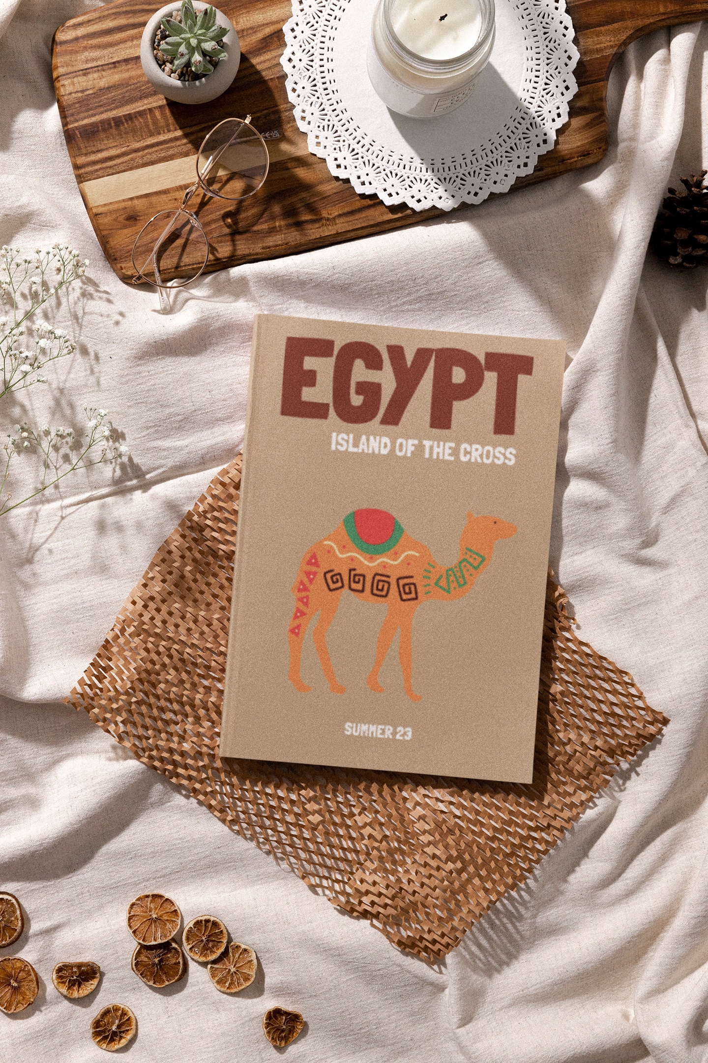 EGYPT Travel Print Photo Book Template | Customizable Coffee Book Table ...