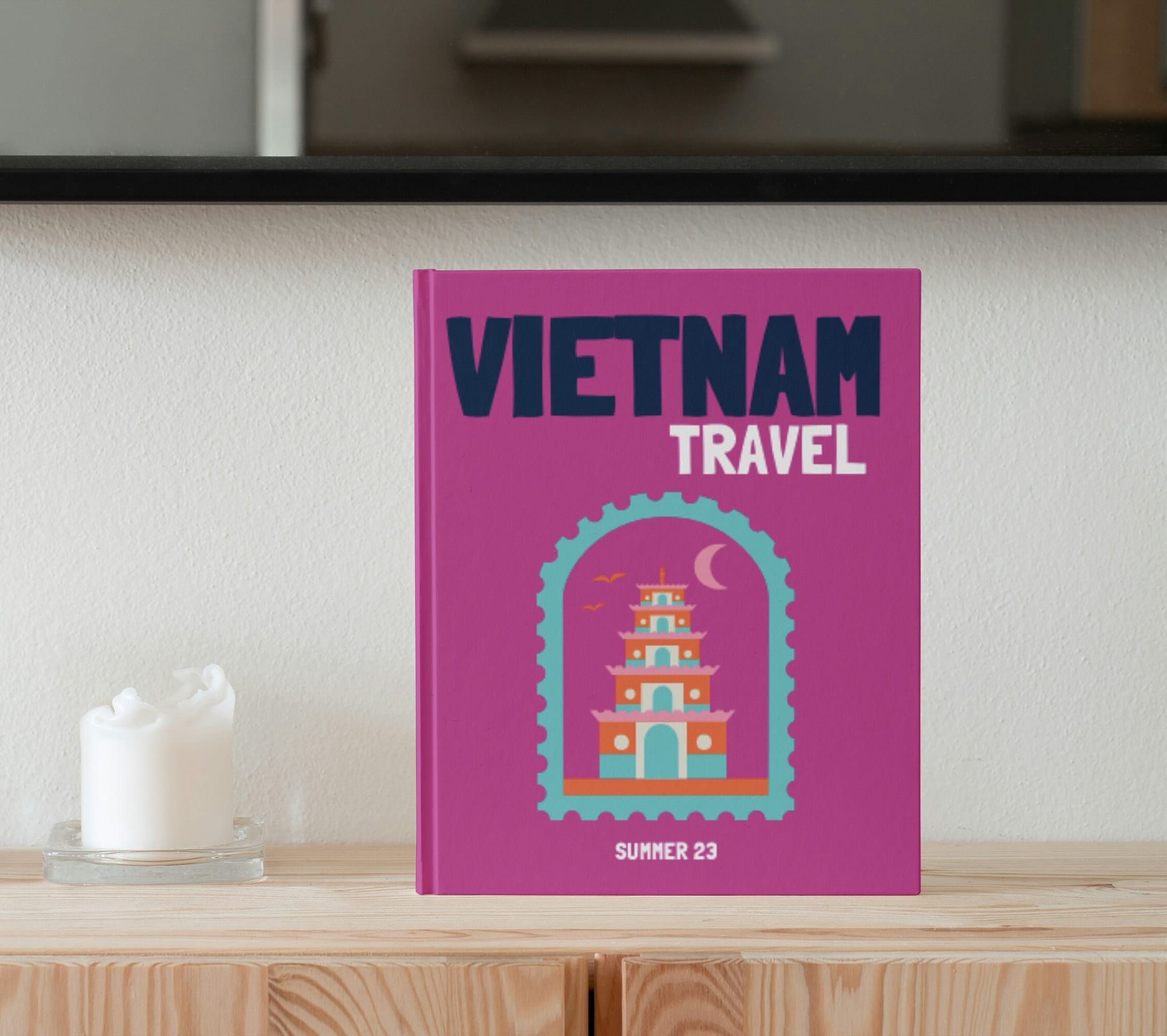 VIETNAM Travel Print Photo Book Template | Customizable Coffee Book ...