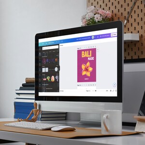 BALI Travel Print Photo Book Template | Customizable Coffee Book Table ...