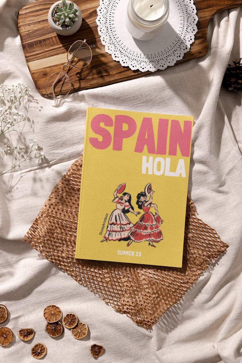 SPAIN Travel Print Photo Book Template | Customizable Coffee Book Table ...