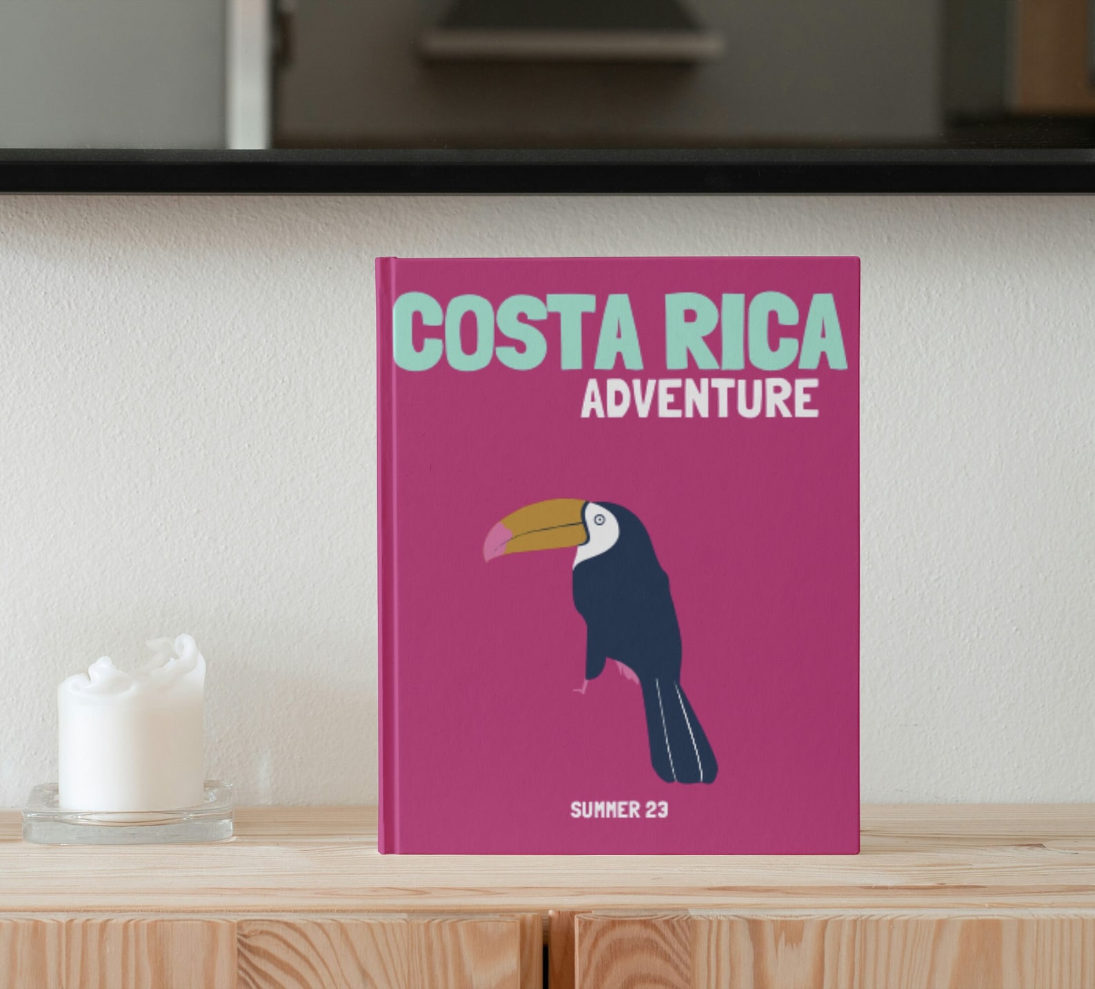 COSTA RICA Travel Print Photo Book Template | Customizable Coffee Book ...