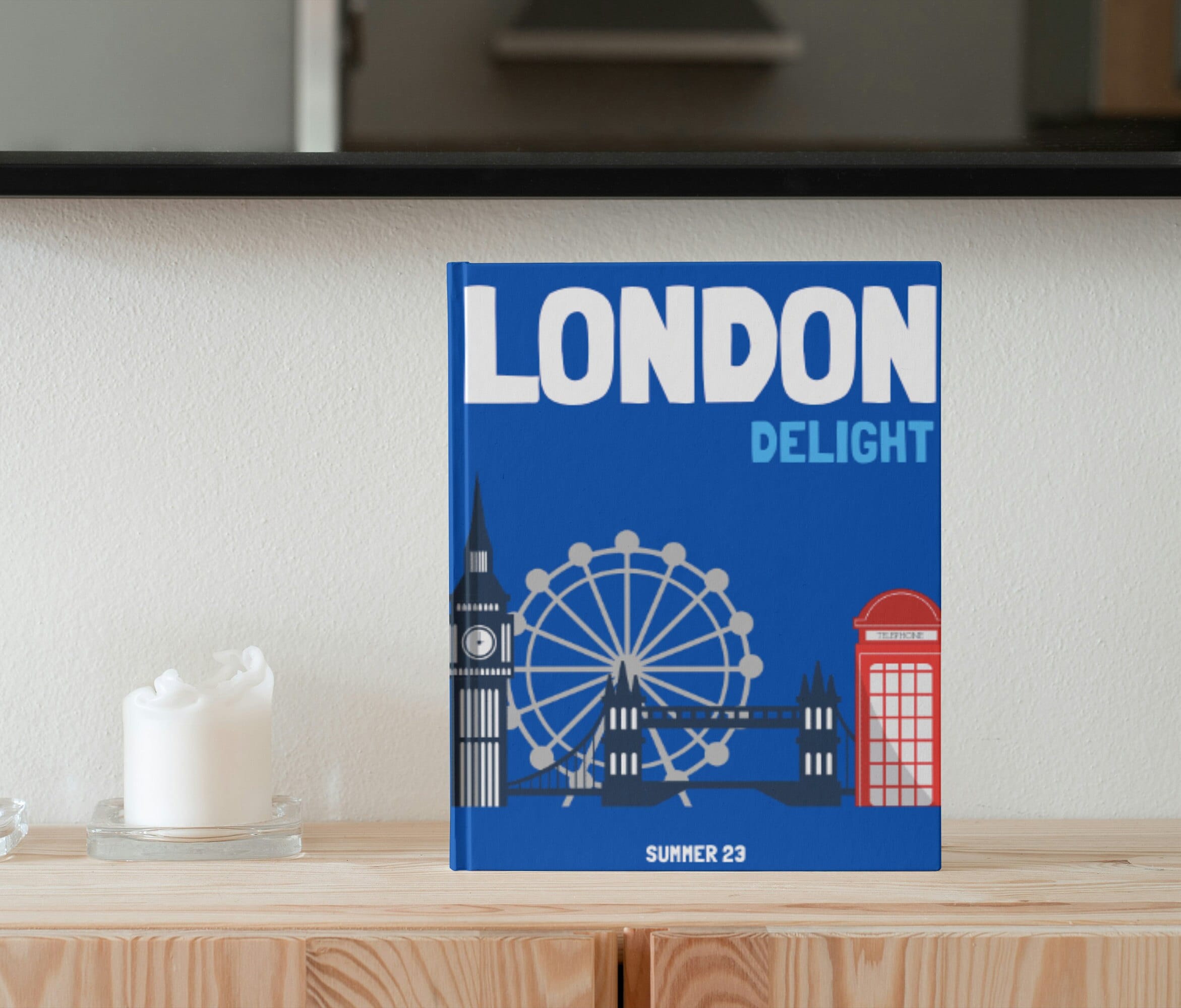 LONDON Travel Print Photo Book Template | Customizable Coffee Book ...
