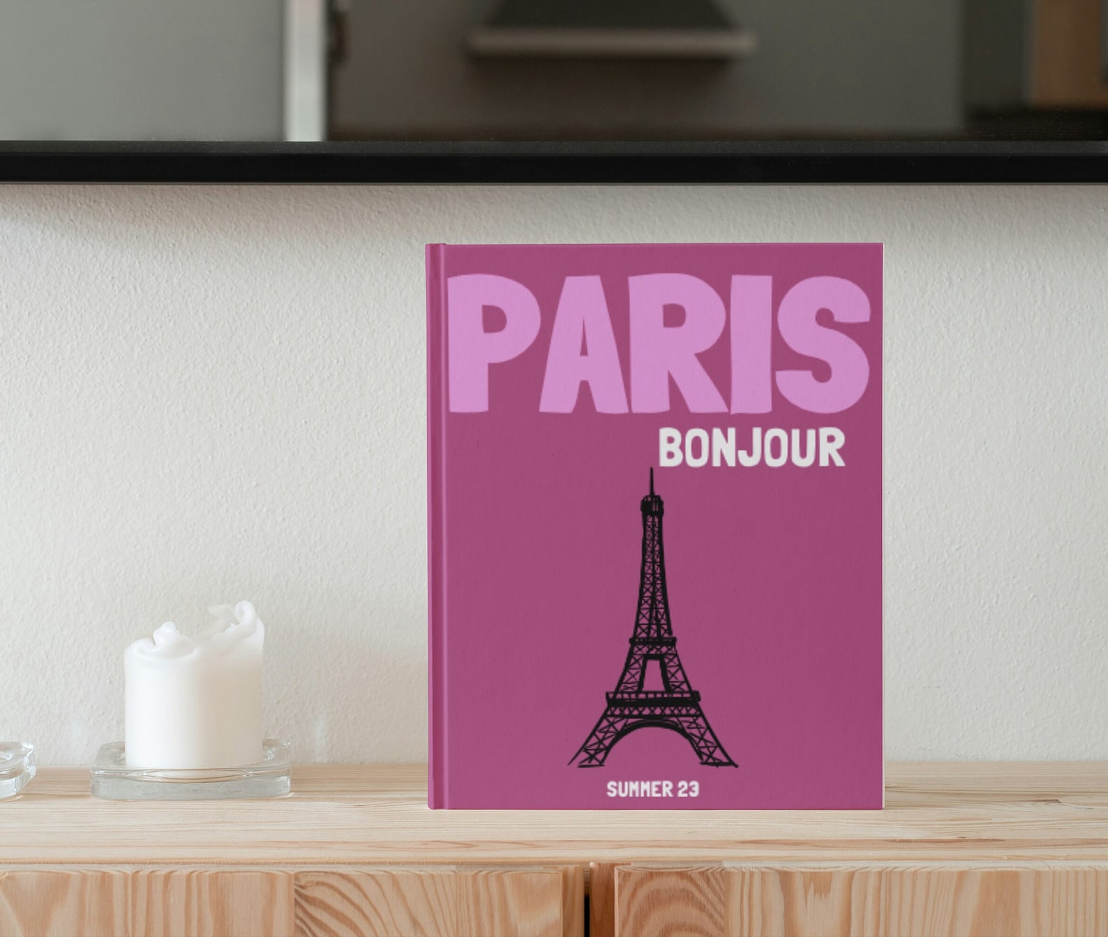 PARIS Travel Print Photo Book Template | Customizable Coffee Book Table ...