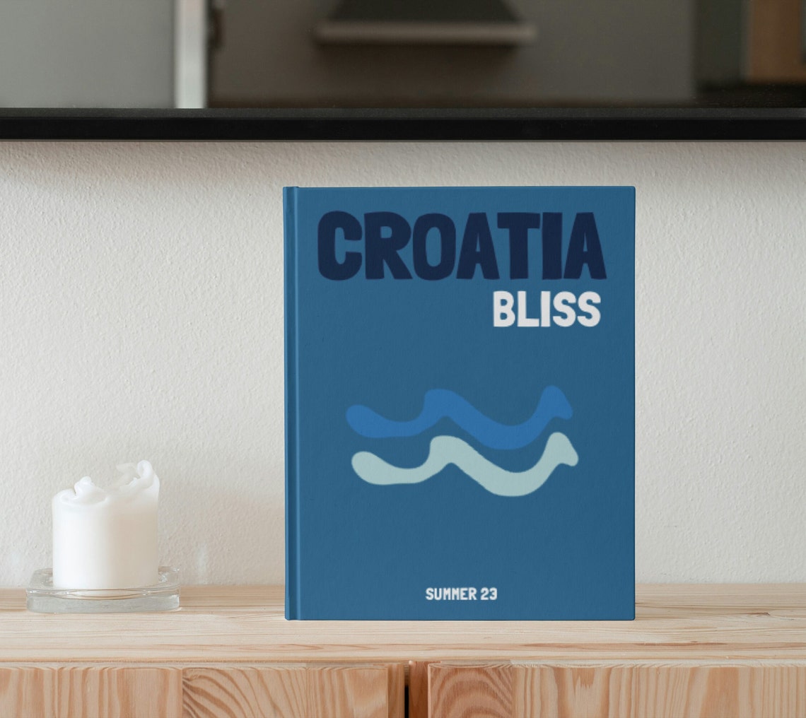 CROATIA Travel Print Photo Book Template | Customizable Coffee Book ...