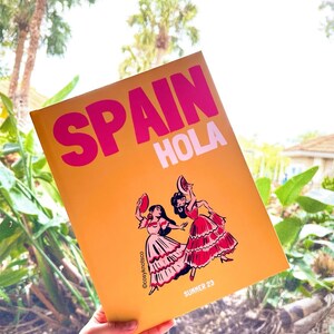 SPAIN Travel Print Photo Book Template | Customizable Coffee Book Table ...
