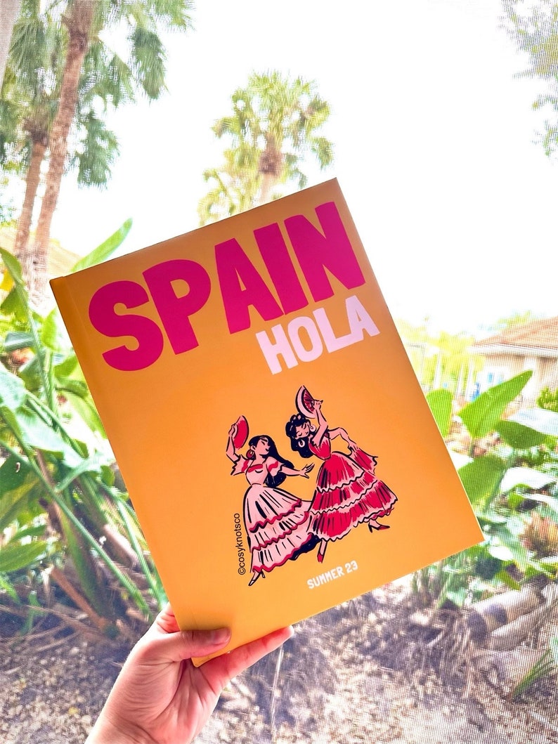 SPAIN Travel Print Photo Book Template | Customizable Coffee Book Table ...