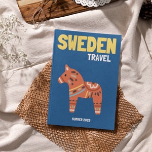 SWEDEN Travel Print Photo Book Template | Customizable Coffee Book ...