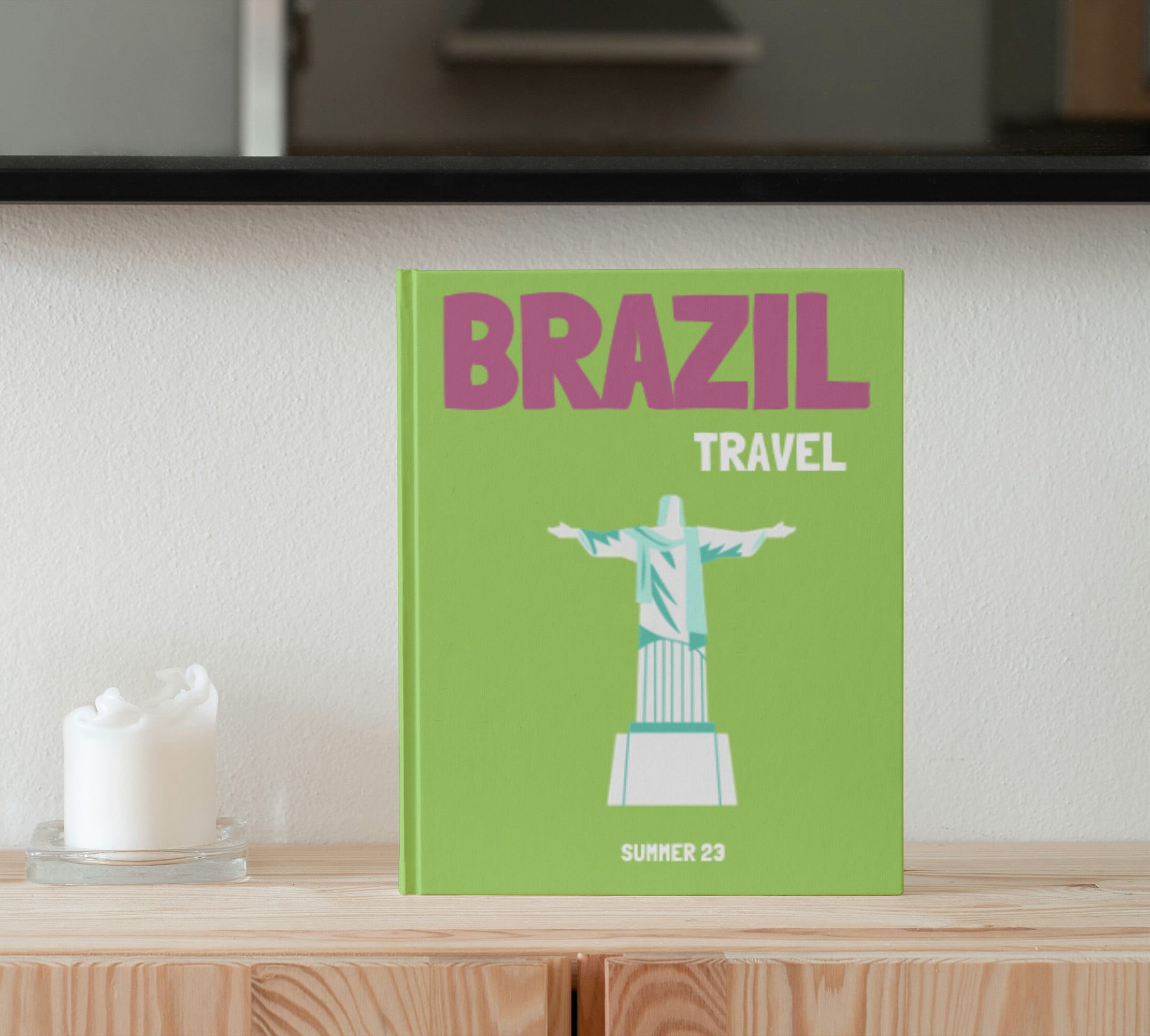 BRAZIL Travel Print Photo Book Template | Customizable Coffee Book ...